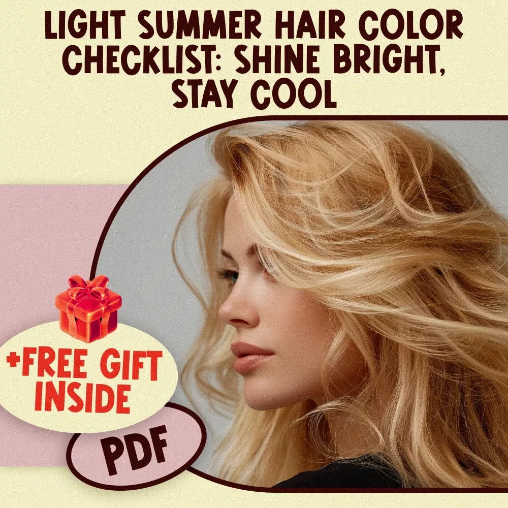 Light Summer Hair Color Checklist: Shine Bright, Stay Cool | Digital ...
