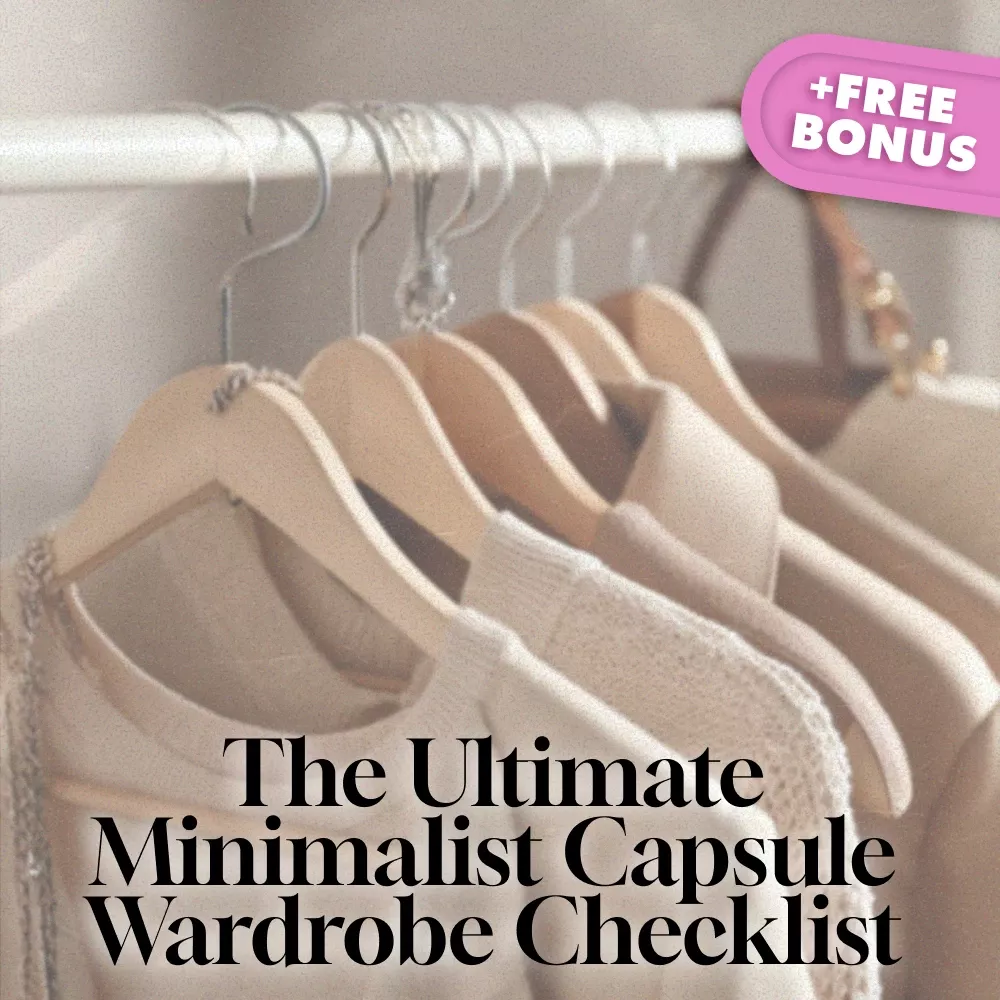 The Ultimate Minimalist Capsule Wardrobe Checklist | Printable Capsule Wardrobe Planner ...